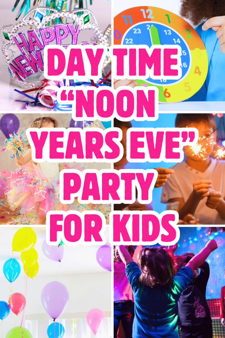 Daytime Noon Years Eve Party Ideas With Kids