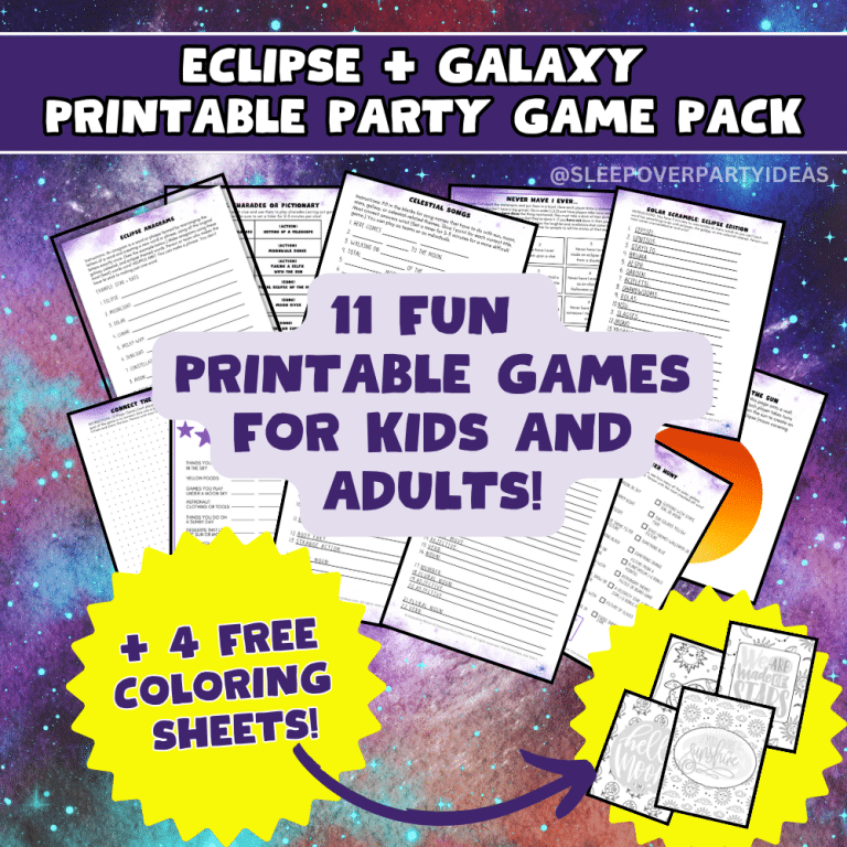 ECLIPSE PRINTABLE GAMES